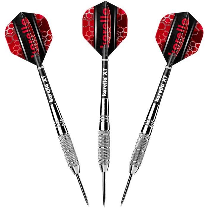 Karella XT-3 fléchettes à pointe en acier 22 grammes - Cdiscount Jeux ...