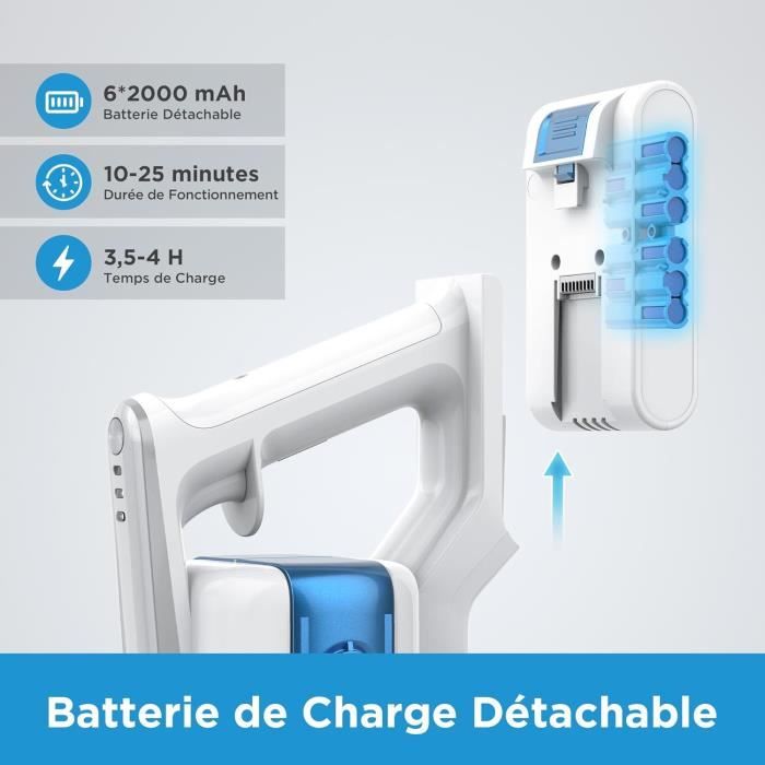 Br5 Slim Aspirateur Sans Fil Léger Silencieux, 2 En 1 Aspirateur À Main ...