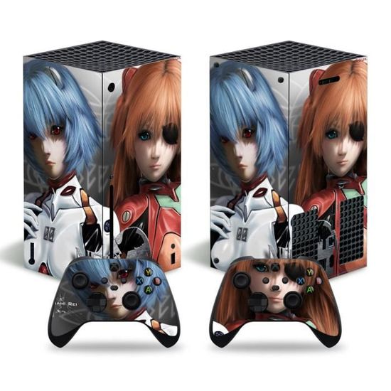 Série TNX-2535 - For Xbox Series X Anime EVA Girls PVC Skin Vinyl ...