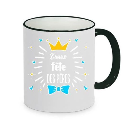 Mug - Céramique - Noir LMK BONNE FETE DES PERES FOND NOIR - Cdiscount ...