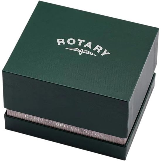 Montre - ROTARY - Commando Pilot - Automatique - Cuir Marron - 42 mm ...