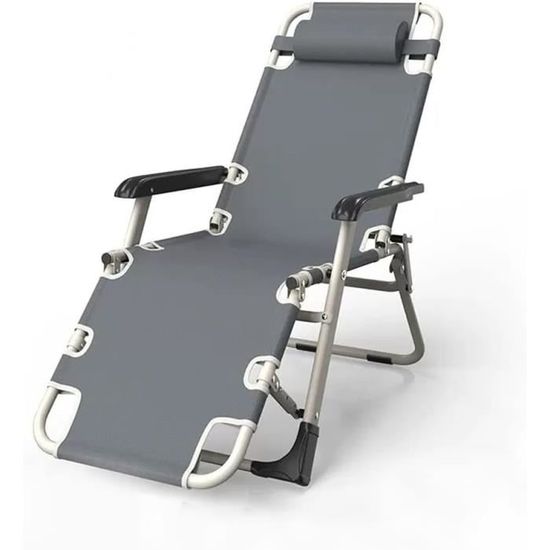 Fauteuil Relax Pliant Chaise De Transat Réglable Transat Bain De Soleil ...