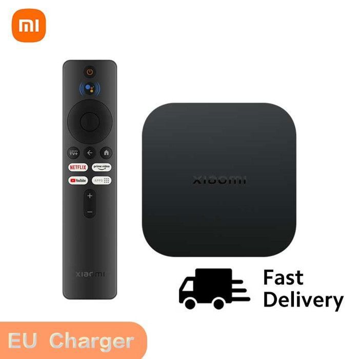 Xiaomi-Mi Smart Box S,2nd Isabel,Version globale,4K Ultra HD,BTstimule ...
