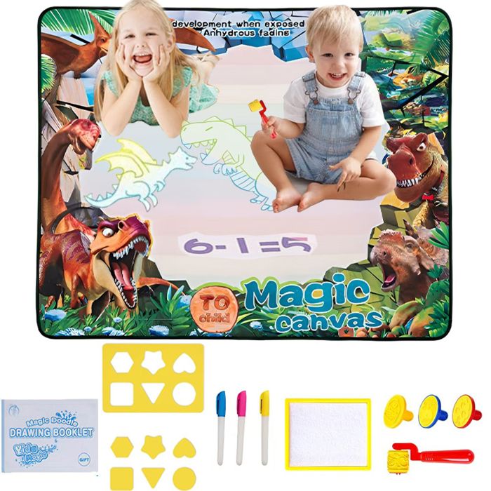 Tapis de Dessin à Eau Jouet Enfant 100x80cm Doodle Mat Tapis de ...