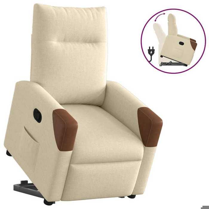 BONNIE®（Crème）Fauteuil releveur - dossier inclinable/135 degrés - Crème ...