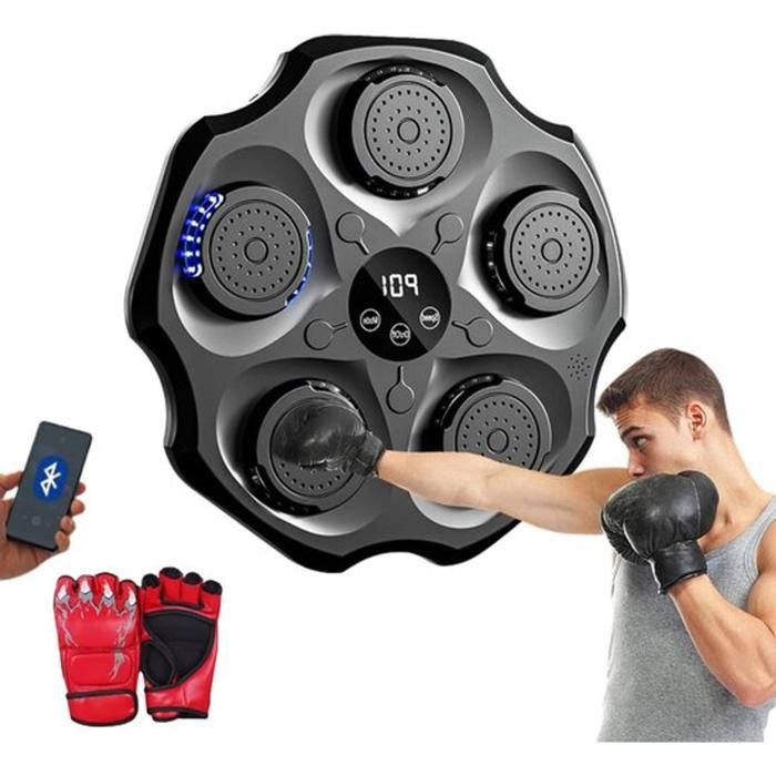 Machine De Boxe Pour Musique - Gants De Boxe Led - Pad De Boxe Bluetooth - Matériel D ...