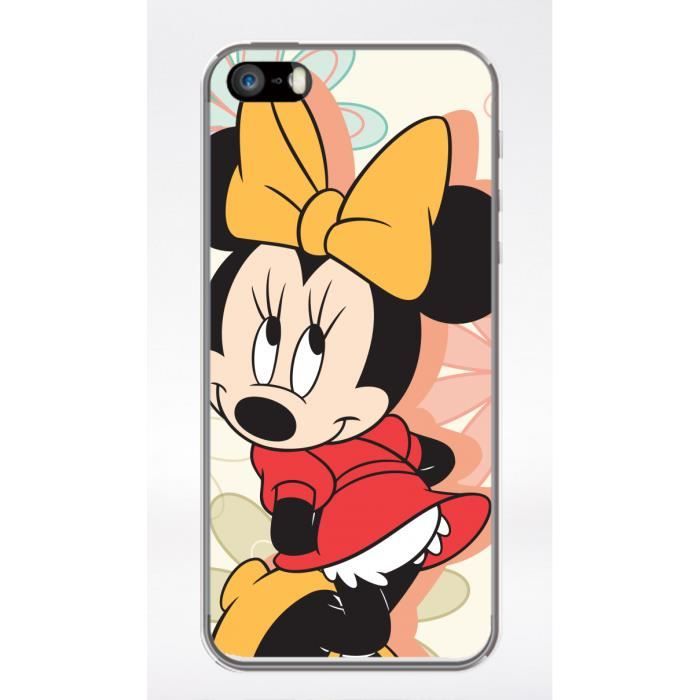 Coque transparente iphone 5 disney minnie timide - Cdiscount Téléphonie