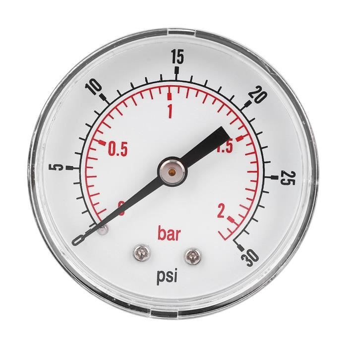 Cikonielf manomètre axial Cikonielf Connexion arrière du manomètre ...