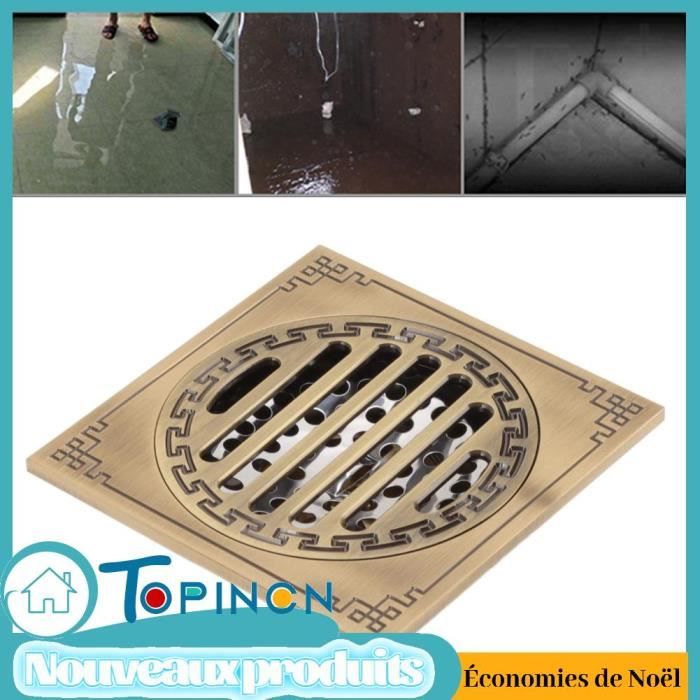 EJ.life Couvercle de siphon de sol Grille de Grille de Douche pour WC ...