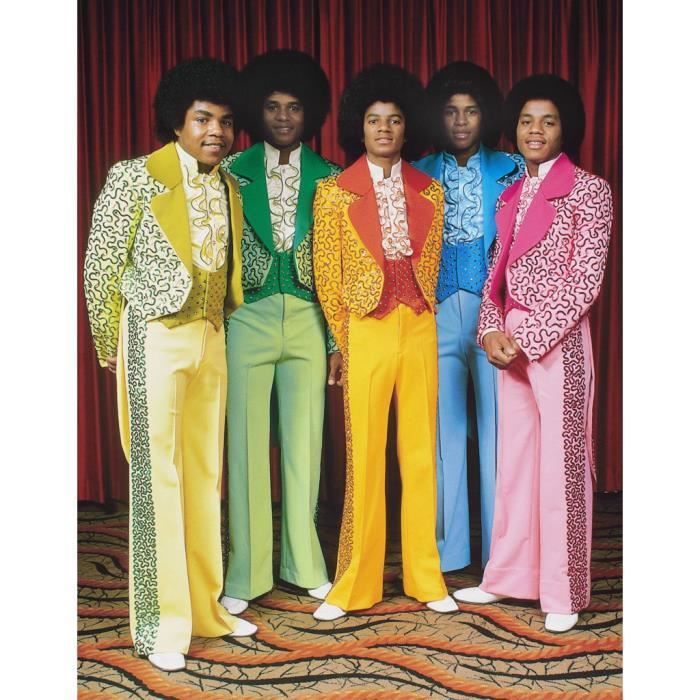 Poster Affiche Michael Jackson Jackson 5 1975 Chanteur Pop Star Vintage ...