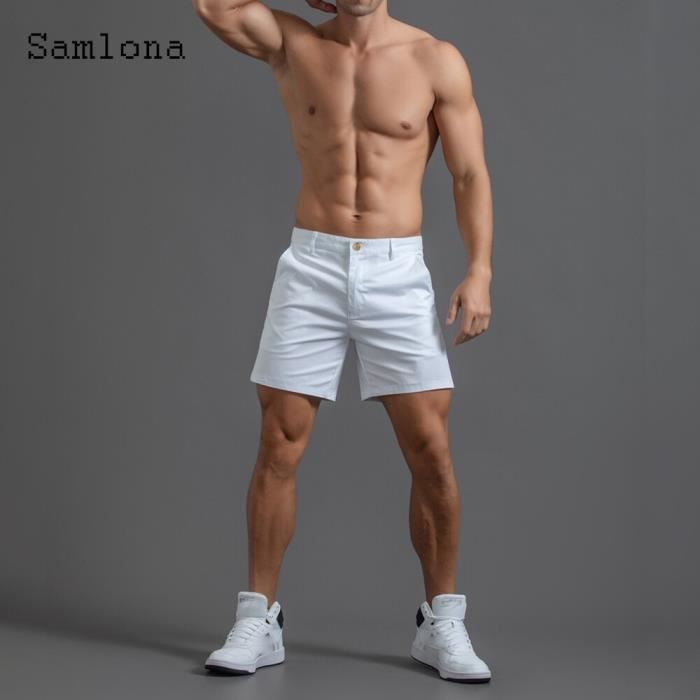 Short,court décontracté pour hommes, grande taille, décontracté ...