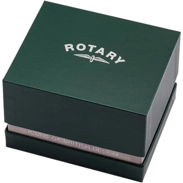 Montre - ROTARY - Commando Pilot - Automatique - Cuir Marron - 42 mm ...