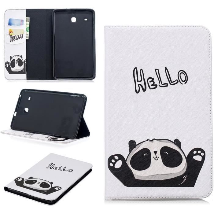 ® Tablet Étui Pour Samsung Galaxy Tab E 8,0 - Sm-T377 Pu Cuir ...