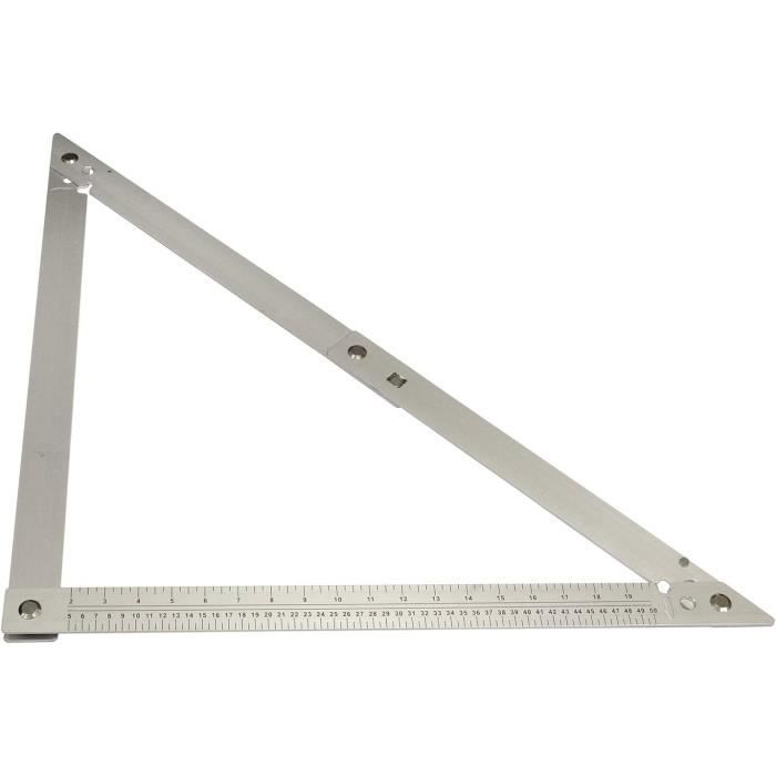 Équerre pliante 60 cm - SANAG - Outil de mesure - Acier - Angle et ...