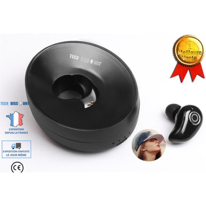 Oreillette Bluetooth - TD® - Intra-auriculaire - Longue autonomie - 10 ...