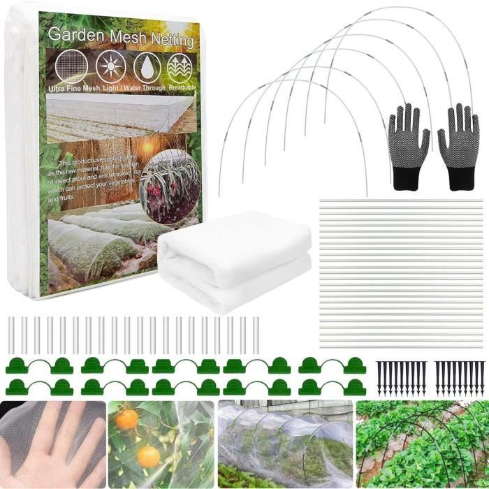 Filet De Protection Pour Légumes, Légumes, Fleurs, 3 X 10 M, Filet De ...