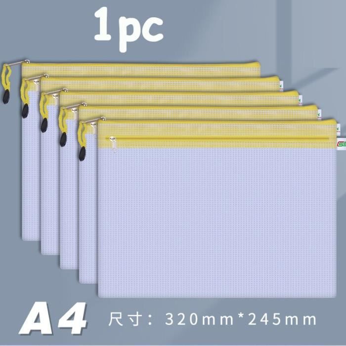 POCHETTE PLASTIQUE,A4 Clear--Enveloppe de dossier en plastique A4 A5 A6 ...