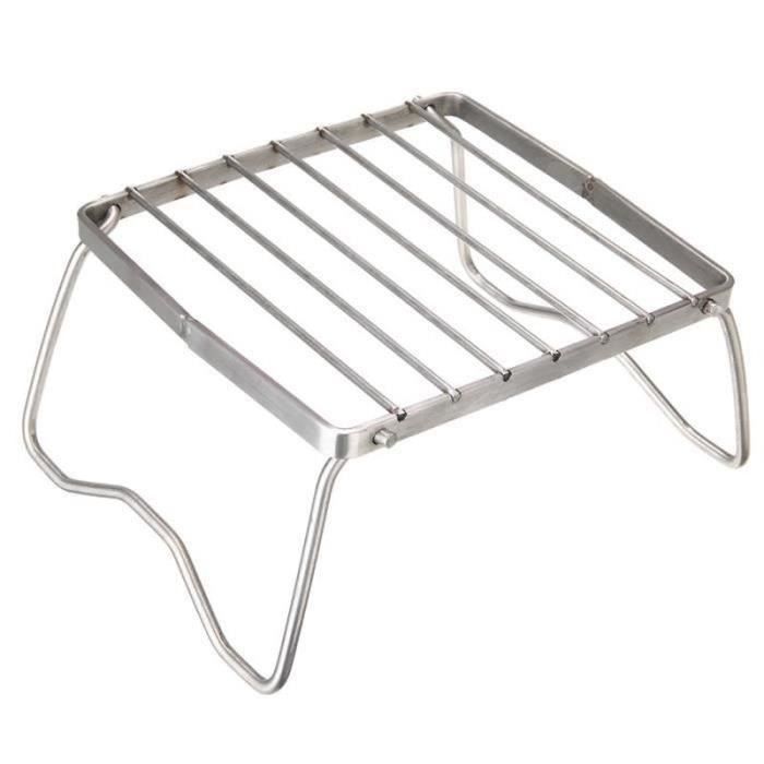 CL27108-Camping portable Gril, en acier inoxydable Barbecue Barbecue en plein air Mini Campfire ...