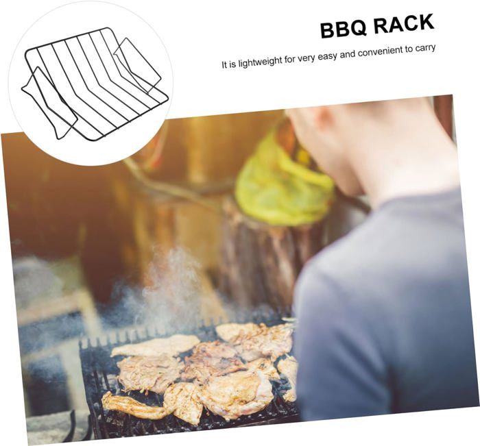 1 Pc Barbecue Couvert De Gril Grille Antiadhésive Pour Côtes Levées ...