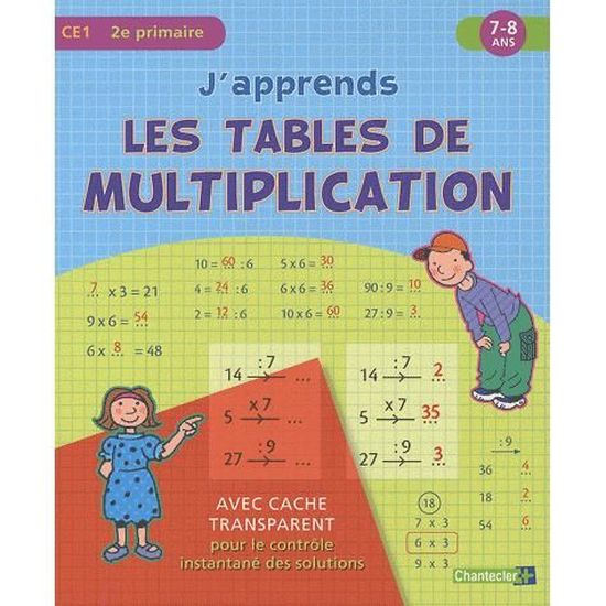 J'apprends les tables de multiplication CE1 - Cdiscount Librairie