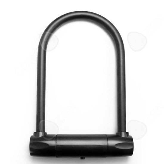 C Antivol en U 27x18,5cm métal couleur noir verrou de vélo en U avec 2 ...