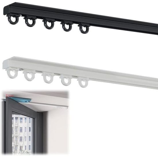 Rail De Rideaux Autocollante De Plafond, Rails De Rideaux Pour Montage ...
