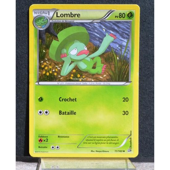 Carte Pokémon 11-160 Lombre Série XY05 - Primo Choc NEUF FR - Cdiscount Jeux - Jouets