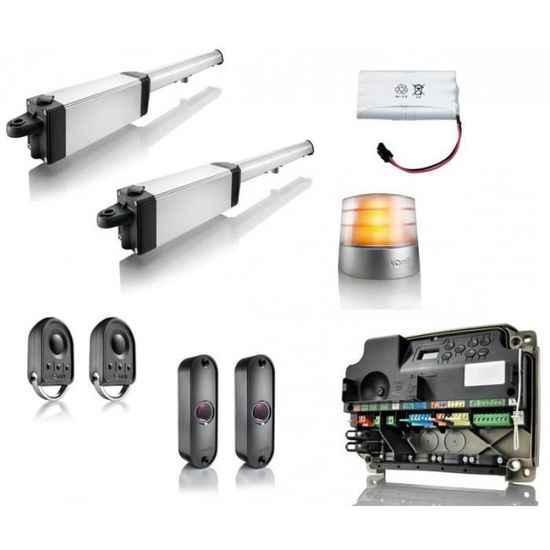 Moteur portail battant - NEW IXENGO L 24V IO - PACK CONFORT - SOMFY ...