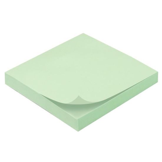 Bloc note adhésif repositionnable - WAYTEX - 100 feuilles - Vert pastel ...