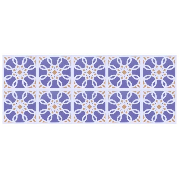 Drfeify Waterproof Tile Sticker, Ceramic Tile Wall Paste 10PCS Anti ...