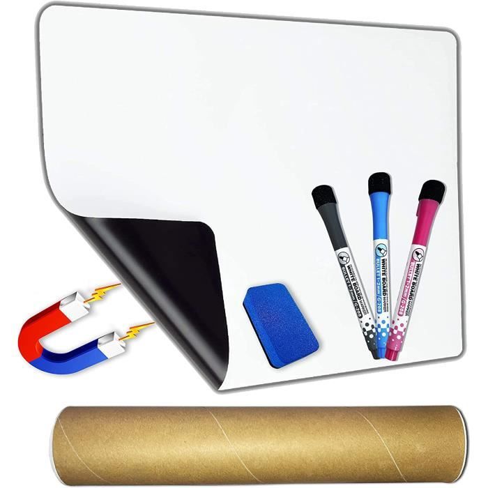 Tableau Blanc Magnétique pour Frigo A3 Tableau Effaçable à Sec Aimanté ...