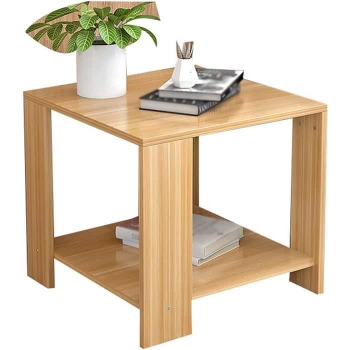 Tables De Chevet Table D'Imprimante,Salon Étagère En Bois Double Couche ...