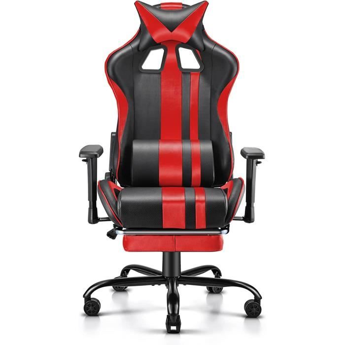 LIWI-Chaise Gaming Ergonomique Fauteuil Gaming Dossier Inclinable ...