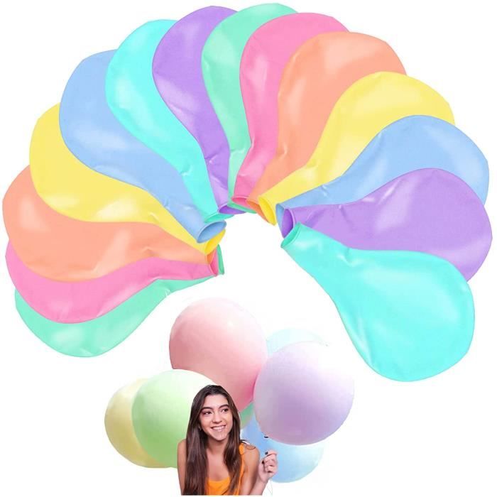 Gros Ballon en Latex Pastel, 14 Pèces 18 Pouces Multicolore Macaron ...