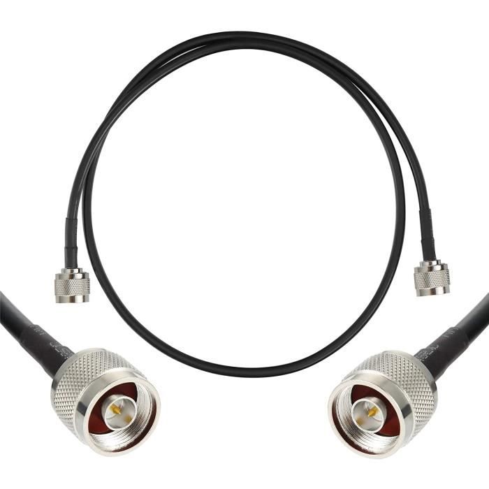 CABLE COAXIAL 1m Cable Cavalier coaxial à Faible Perte de (50 Ohm) N ...