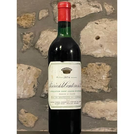 Vin rouge, Saint Julien, La Reserve de la Comtesse 1974 Rouge - La cave ...