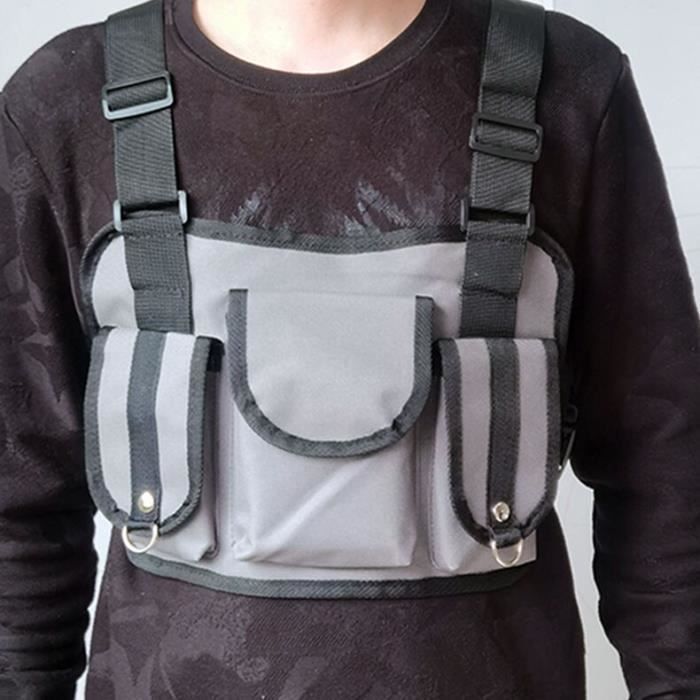 Sac banane,tactique Ms Fashion,fonctionnel,Streetwear,Hop,gilet ...