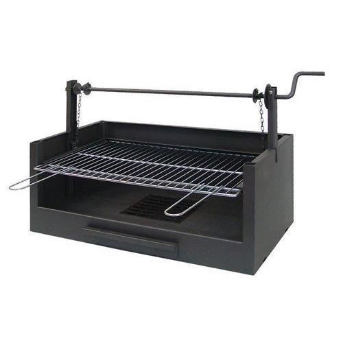 IMEX EL ZORRO 71508 Caisse Barbecue avec Grille en INOX, 63 x 75 x 42 ...