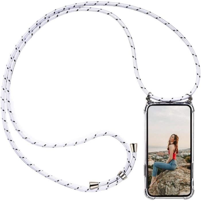 Coque iPhone 11 Pro Max Lanyard Housse Collier Tour de Cou Case ...