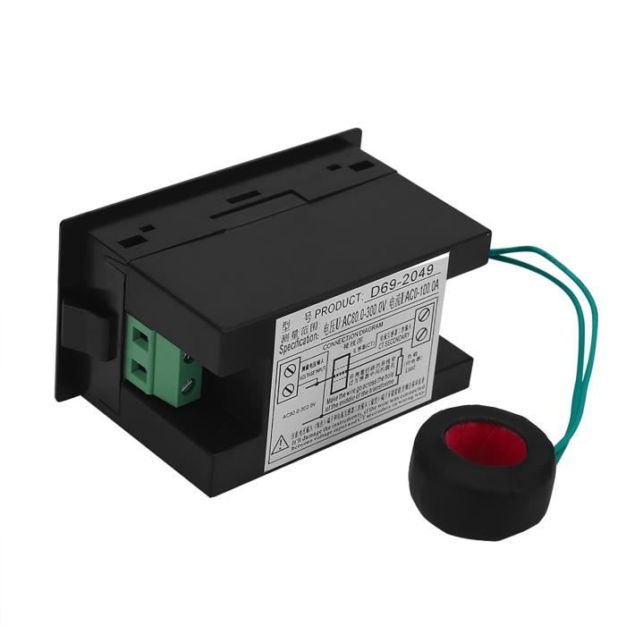 XUY-AC 80-300V 100A Couleur LCD Numérique Voltmètre Ampèremètre Volt ...