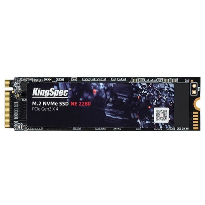 SSD M.2 NVME 2280 PCle Gen 3×4 - KINGSPEC - 1 To - 3D TLC - 550 Mo/s ...