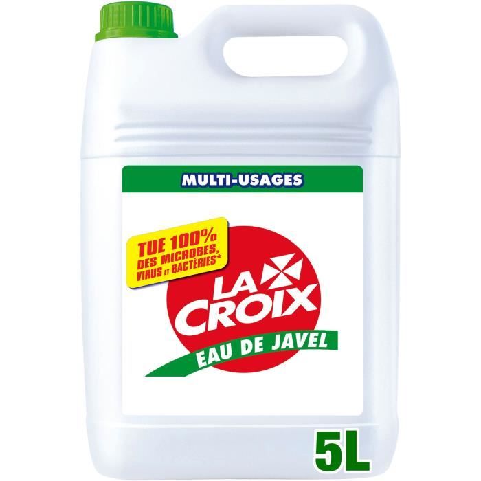 LACROIX Eau de Javel Désinfectant - 5 L - Cdiscount Maison