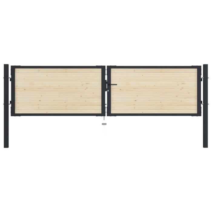 9013•Sale Hot•Portail de clôture HOMMIE - Portail Portillon de jardin ...