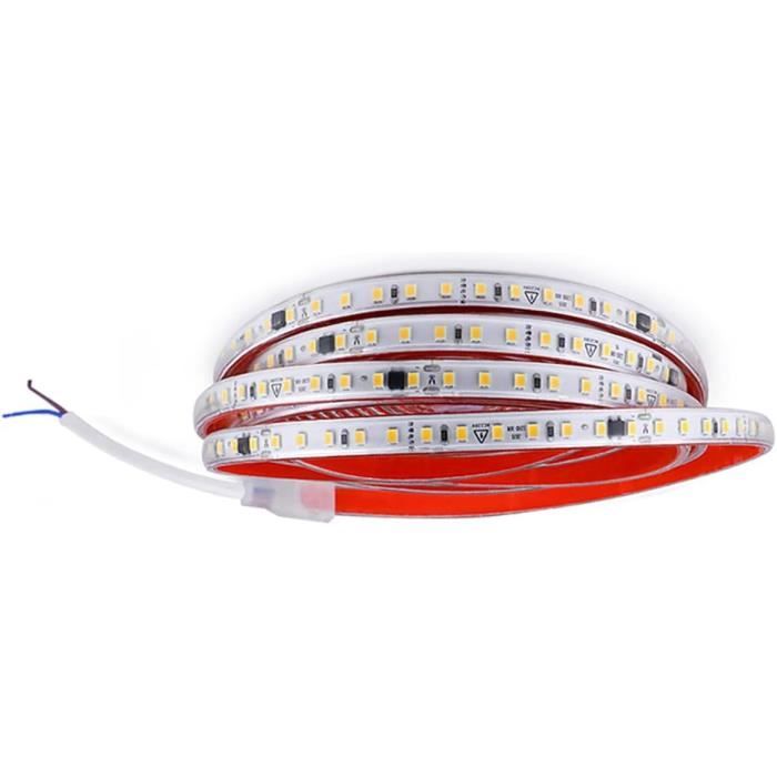 25M Ruban À Led Avec Ic - Blanc Froid, Direct Vers Ac 220V, Autocollant ...