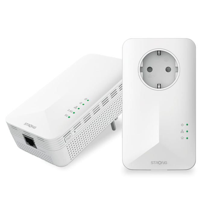 Kit CPL Wifi - STRONG - 1000 Mbps CPL - 1200 Mbps Wifi - Installation ...