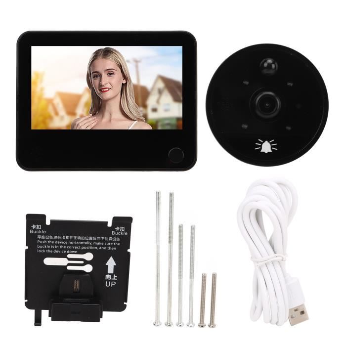 VBESTLIFE - Judas de porte avec caméra vision nocturne infrarouge ...