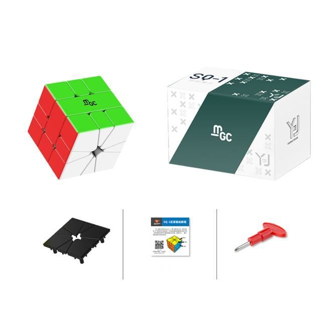 CASSE-TETE,MGC SQ1--Cube de vitesse magnétique YJ MGC SQ1, Puzzle ...