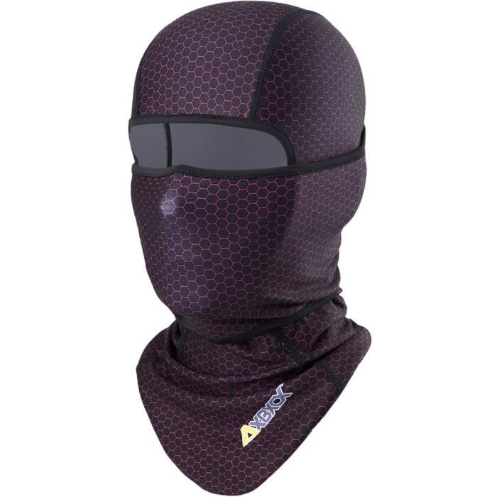 4 -Masque facial thermique intégral, écharpe cagoule, couverture de ...