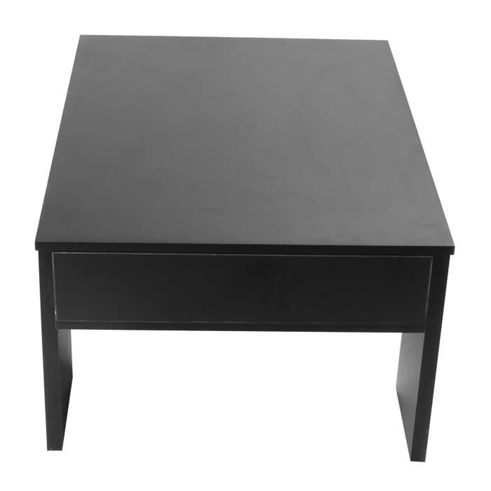 YAP Table Basse de salon Réglable en Hauteur Table à Thé en Bois en ...