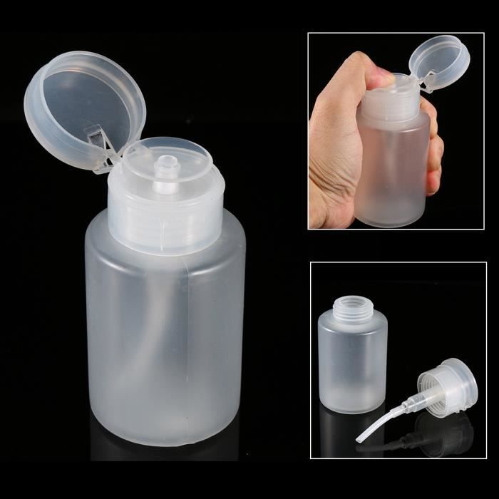 LEC 1 Pc 150 ML Manucure À La Mode Bouteille Vide Pour Nail Art Dissolvant Pompe Distributeur ...